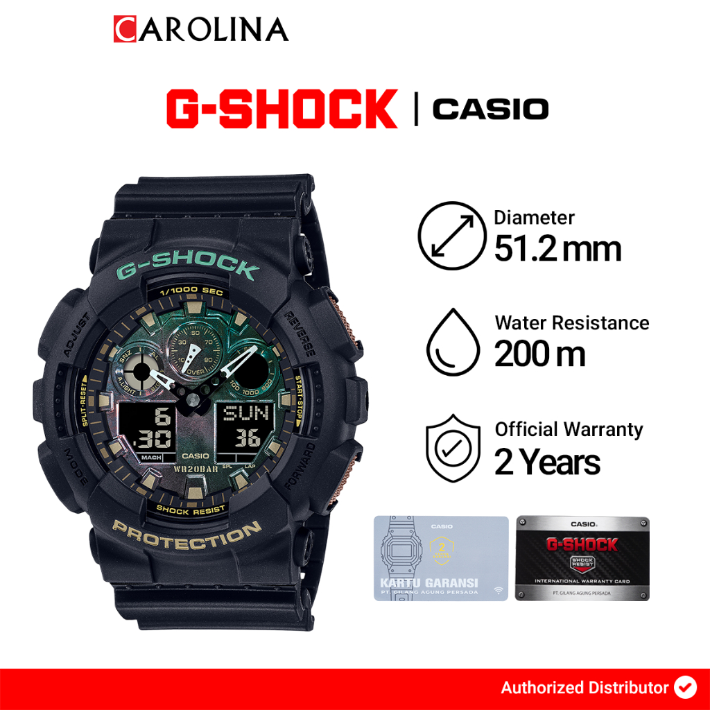 Jual Jam Tangan Pria Casio G-Shock GA-100RC-1A Rusted Iron Edition ...