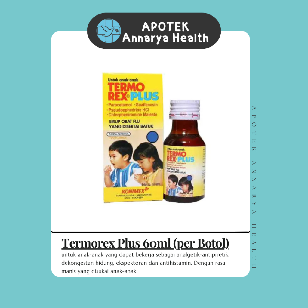 Jual Termorex Plus 60ml (per Botol) | Shopee Indonesia