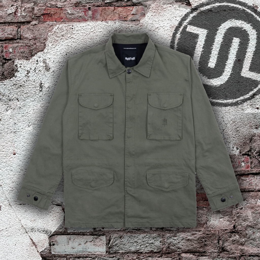 Jual Jaket Maternal Disaster - Jacket - Drab | Shopee Indonesia