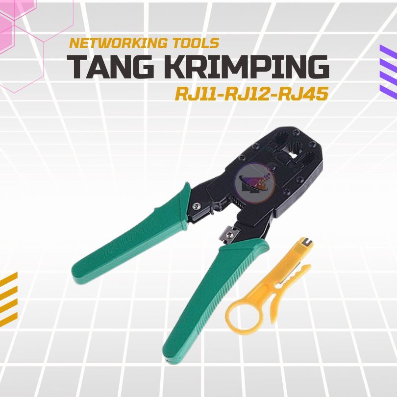 Jual Tang Krimping Connector RJ45 RJ11 | Shopee Indonesia