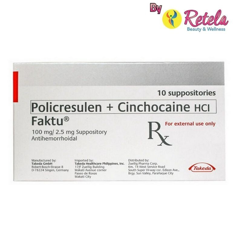 Jual Faktu 1 Strip isi 5 Suppositoria | Shopee Indonesia