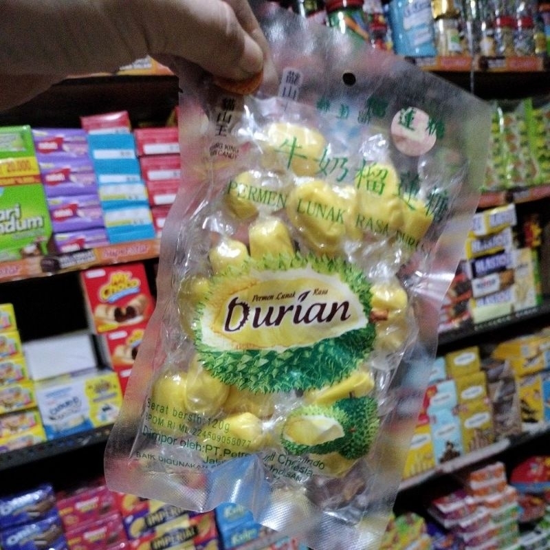 Jual PERMEN/RASA DURIAN/@MUSANG KING 1 Bungkus isi 18pcs@120g | Shopee ...