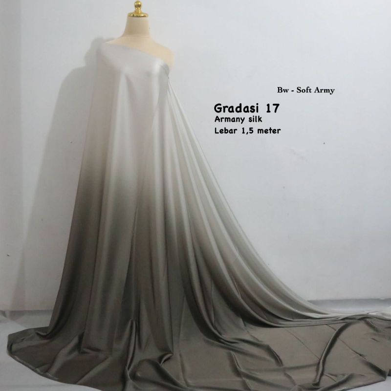 Jual KAIN GRADASI // kain armani silk gradasi | kain silk ombre // kain ...