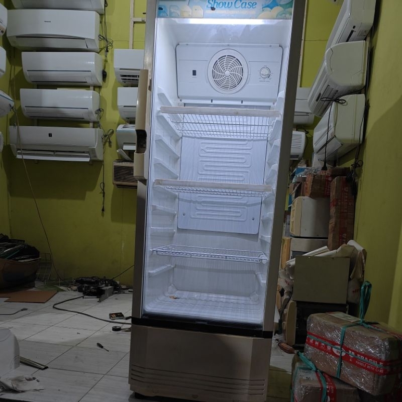 Jual kulkas lemari es 2 pintu showcase | Shopee Indonesia