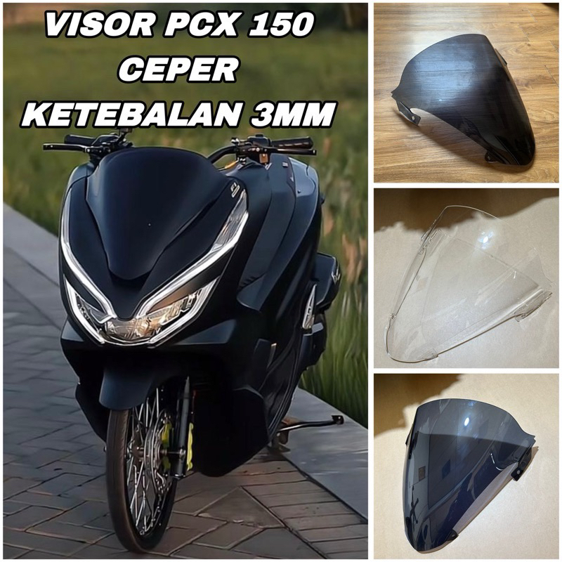 Jual visor pcx 150 lokal - visor pcx 150 ceper - winsil pcx 150 pendek ...