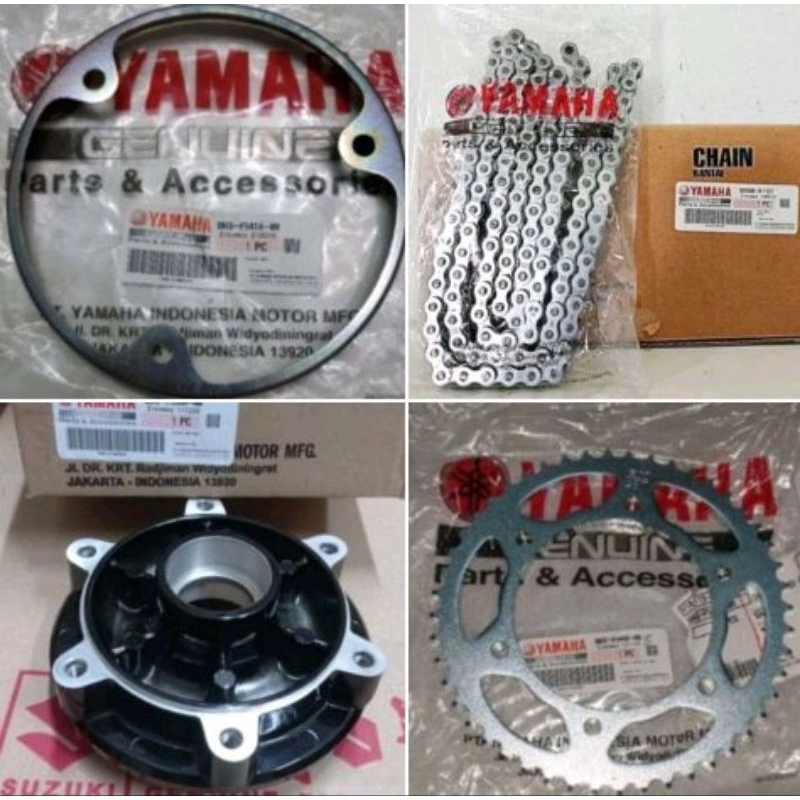 Jual GEAR RANTAI RODA SET R15 VVA VIXION R 155 XSR 155 ORIGINAL ...