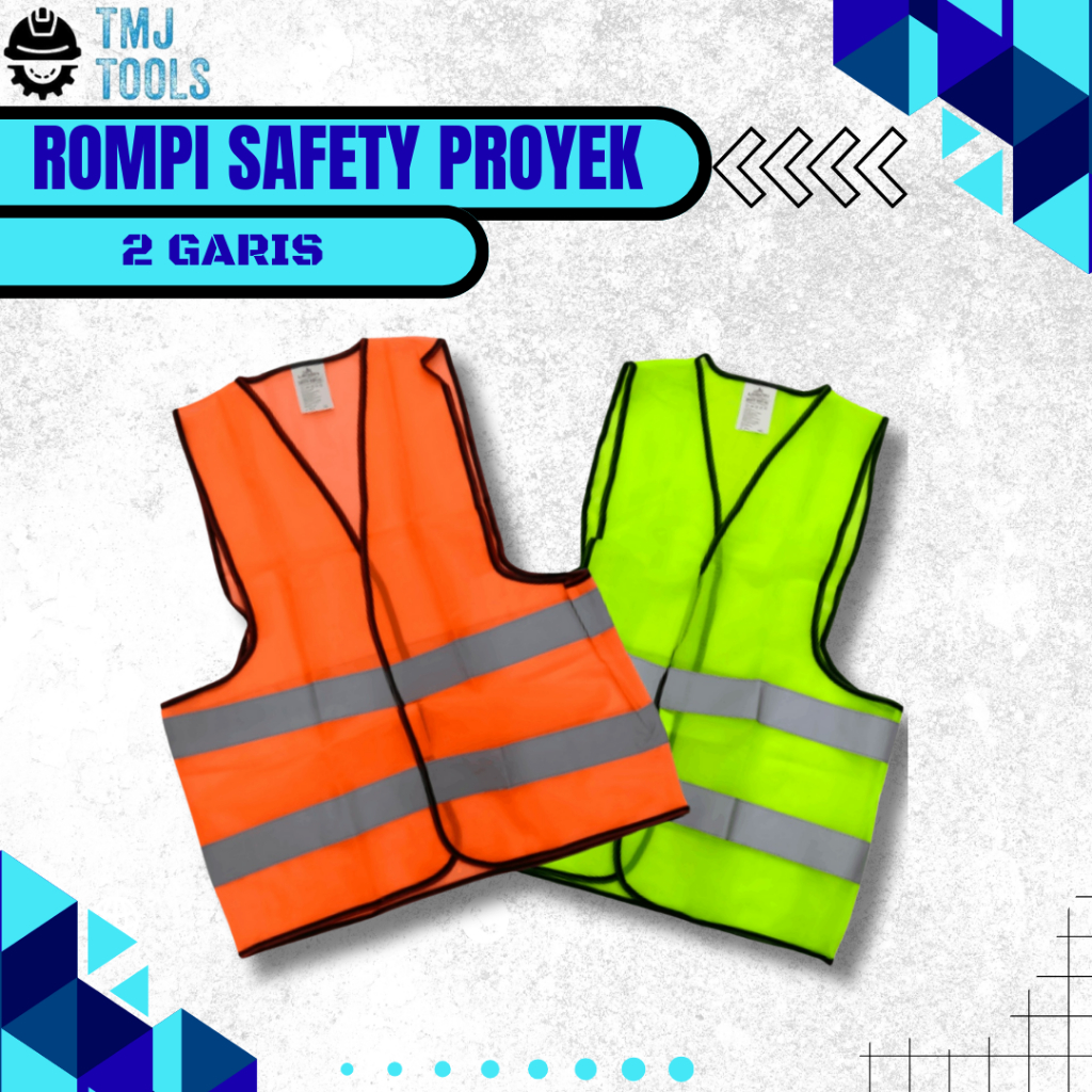 Jual Rompi Safety Proyek Polyester Rompi Pengaman Pekerja Lapangan ...