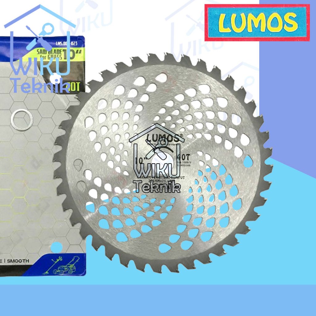 Jual Lumos Mata Pisau Potong Rumput Bulat 10" x 40T Mata Intan Gigi 255 mm | Shopee Indonesia
