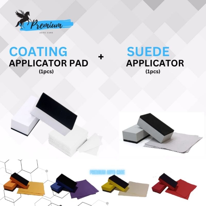 Jual APPLICATOR BLOCK PAD NANO CERAMIC COATING + KAIN SUEDE CLOTH ...