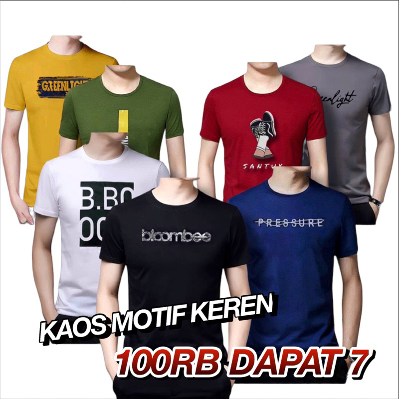 Jual PAKET USAHA 100RIBU DAPAT 7 KAOS MOTIF DISTRO | KAOS MURAH | KAOS ... Jual PAKET USAHA 100RIBU DAPAT 7 KAOS MOTIF DISTRO | KAOS MURAH | KAOS ...