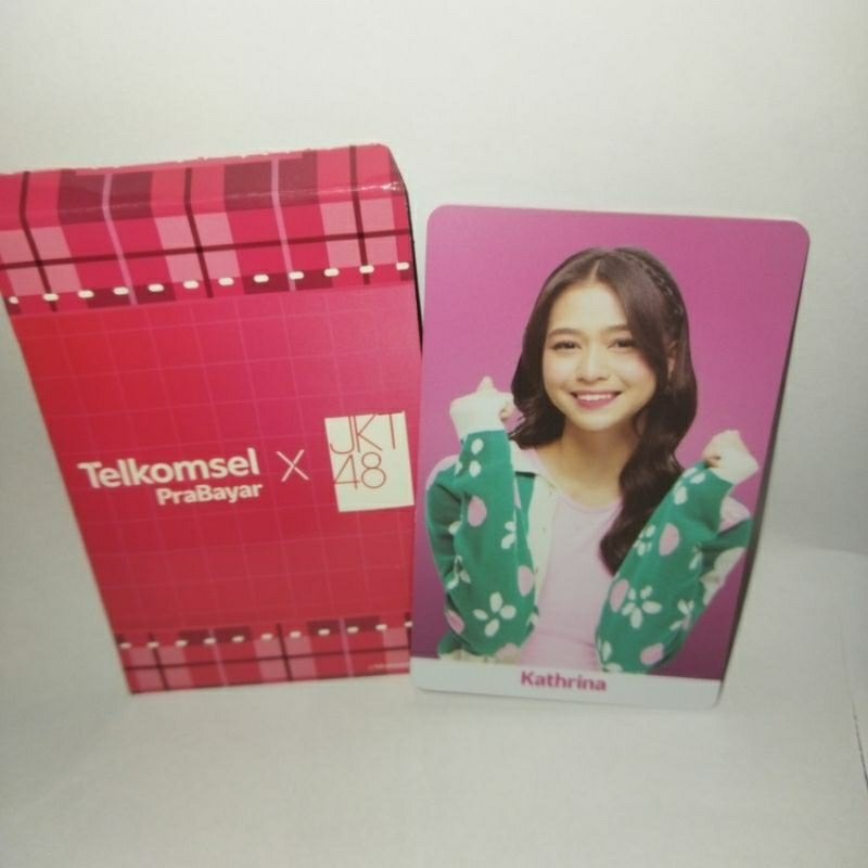 Jual [ Photocard Kathrin (udah digosok) JKT48 x Telkomsel 2024 Official ] | Shopee Indonesia