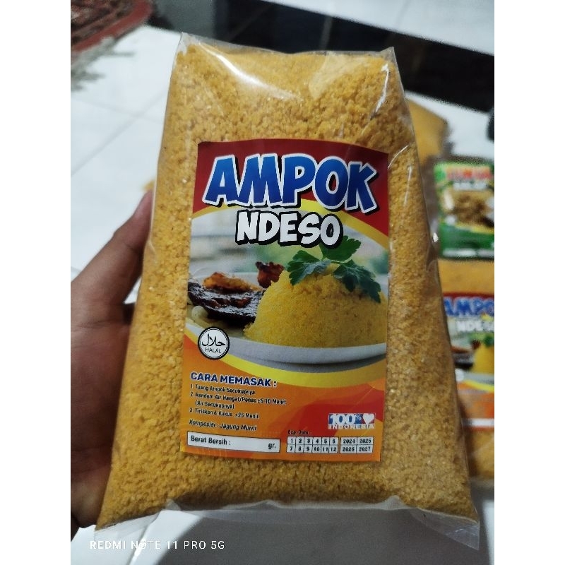 Jual nasi jagung /ampok instan (alami dan rendah gula) | Shopee Indonesia