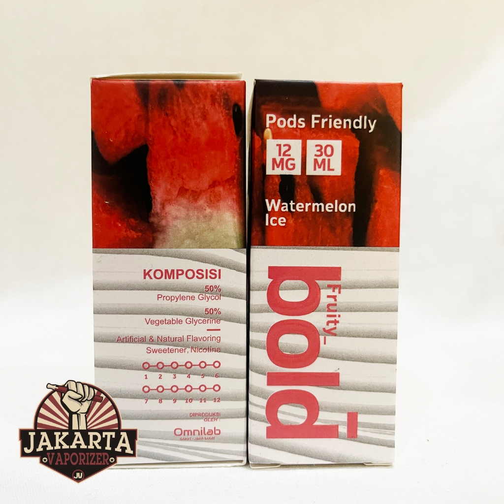 Jual PODS FRIENDLY BOLD WATERMELON ICE 30ML 12MG BY JOSS OMNI LAB ...