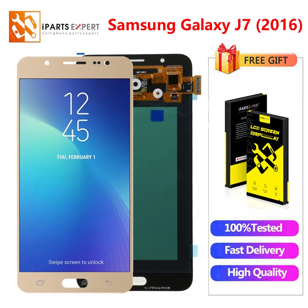 Jual IPARTSEXPERT Original LCD For Samsung Galaxy J7 2016 J710 Layar ...