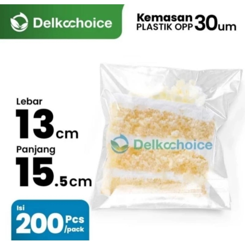 Jual PLASTIK OPP ROTI BUNGKUS MAKANAN KEMASAN 13X15 | Shopee Indonesia