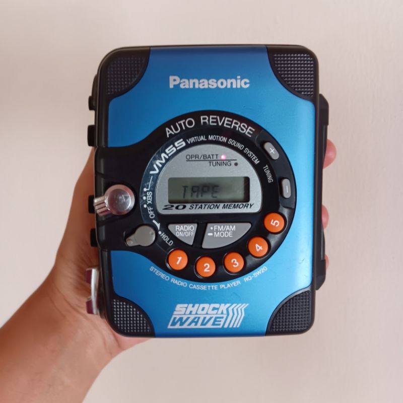Jual Panasonic Shock Wave RQ-SW20 | Stereo Radio Cassette Player ...