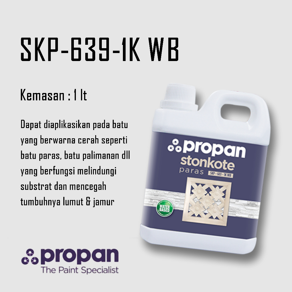Jual PROPAN - STONKOTE PARAS/ CAT BATU ALAM/ PELAPIS BATU ALAM/ SKP-639 ...