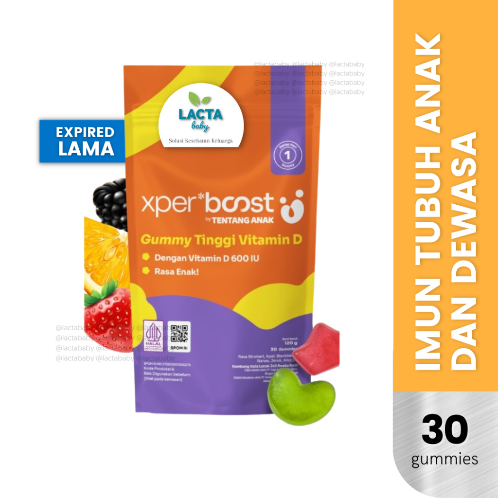 Jual Expert Boost - Gummy Vitamin D 600 IU Anak dan Dewasa | Paket 30 ...