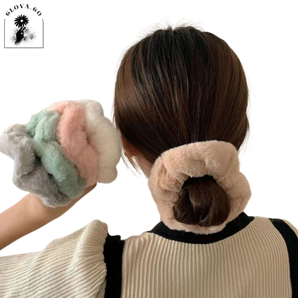 Jual CLOVA IR472 Ikat Rambut Scrunchie Korea Hijab Gelang Hairband ...