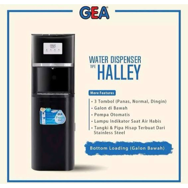 Jual DISPENSER GALON BAWAH GEA DISPENSER GEA GALON BAWAH BERKOMPRESOR ...