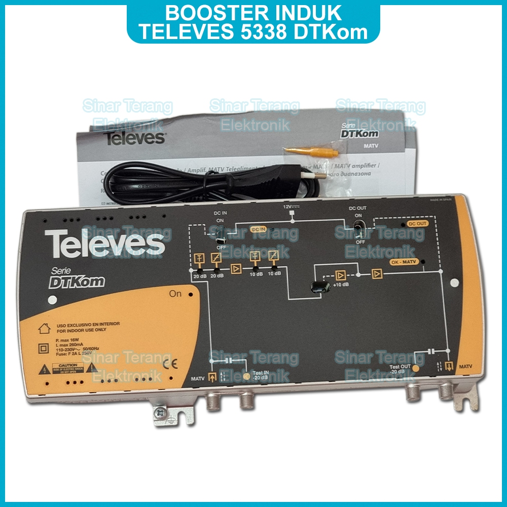 Jual Booster Induk Televes 5338 - Made Is Spain | Shopee Indonesia