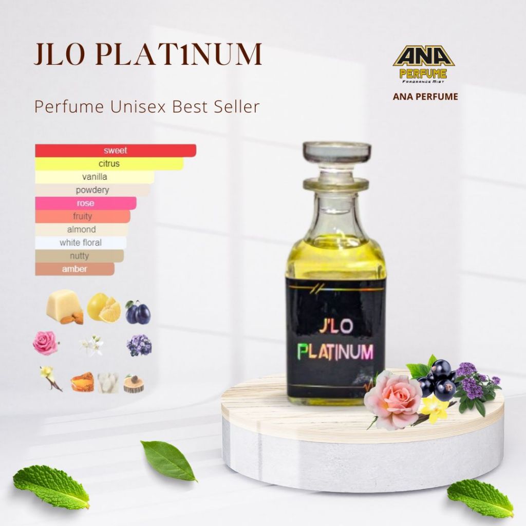 Jual ANA PERFUME JLO PLAT1NUM INSPIRED PERFUME WANITA WANGI SEGAR ...