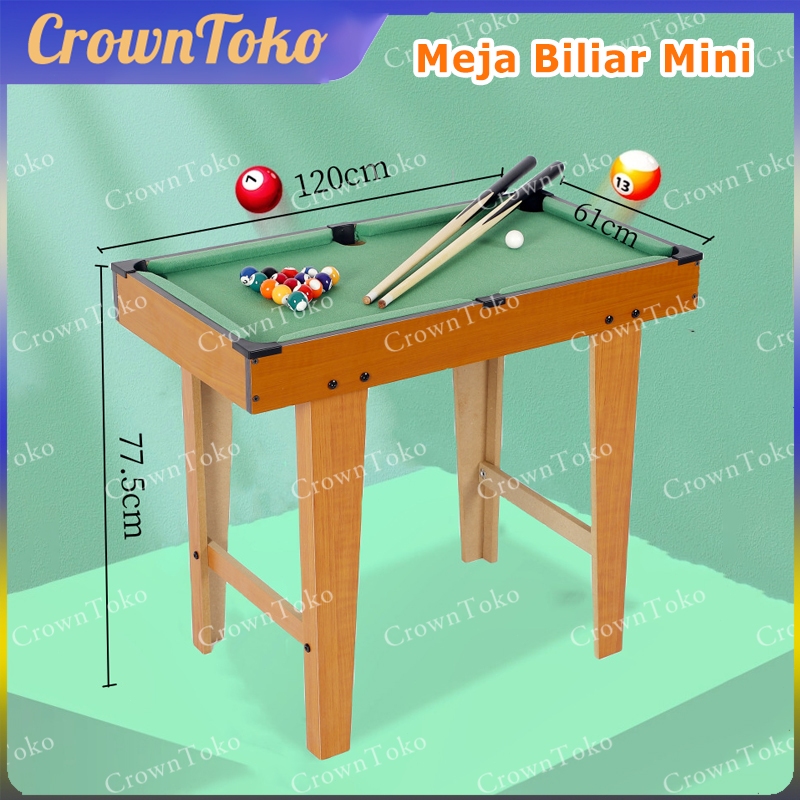 Jual Meja billiard pool table 69 X 37 X 58 cm kaki panjang tabletop ...
