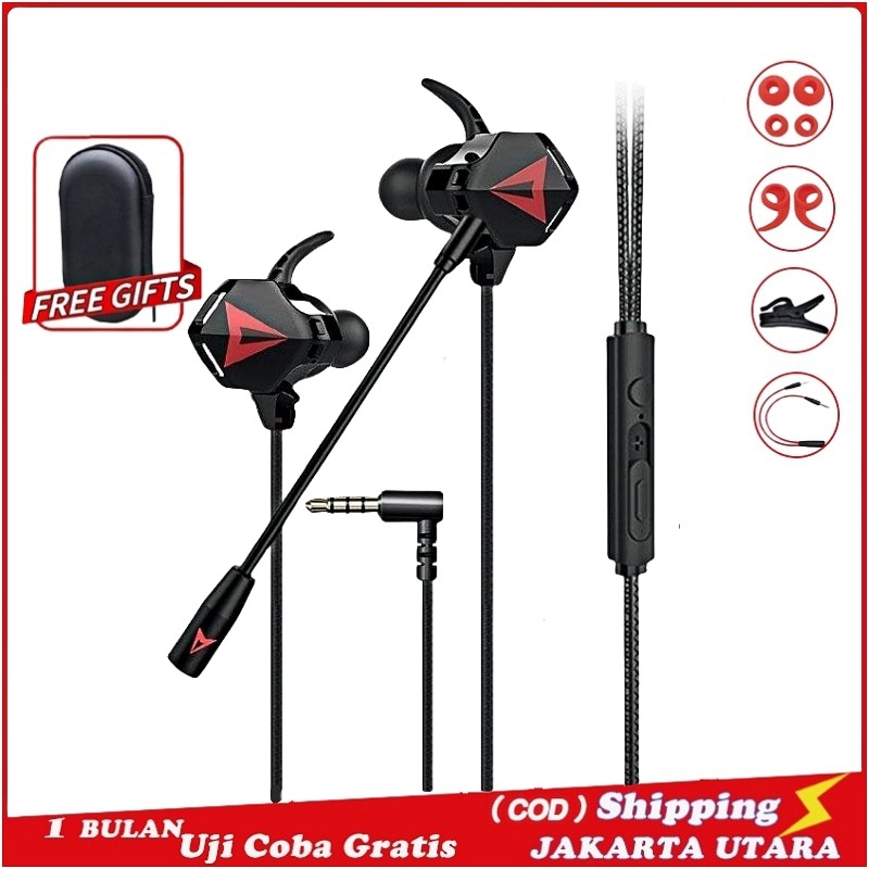 Jual (dikirim dari Jakarta)Headset Gaming G901 PUBG Bass Noise Cancelling with Mic Mobile ...