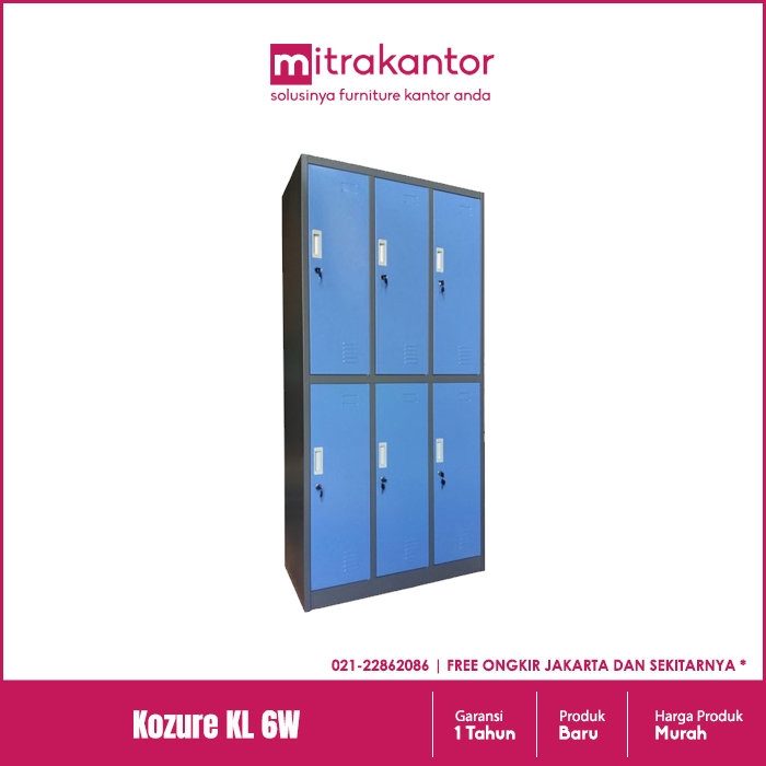 Jual Locker Besi Kantor Kozure KL 6W Terbaru Murah | Shopee Indonesia