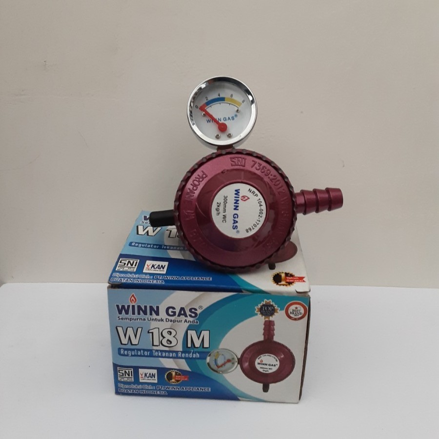 Jual Regulator Winn Gas W 18 M - Meteran W 18M - Tekanan Rendah W18M ...