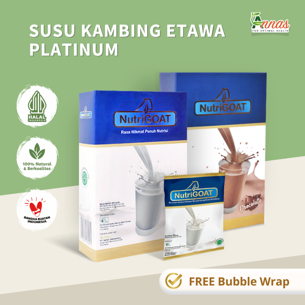 Jual Susu Kambing NutriGOAT - Original, Coklat & Sachet - Meningkatkan ...