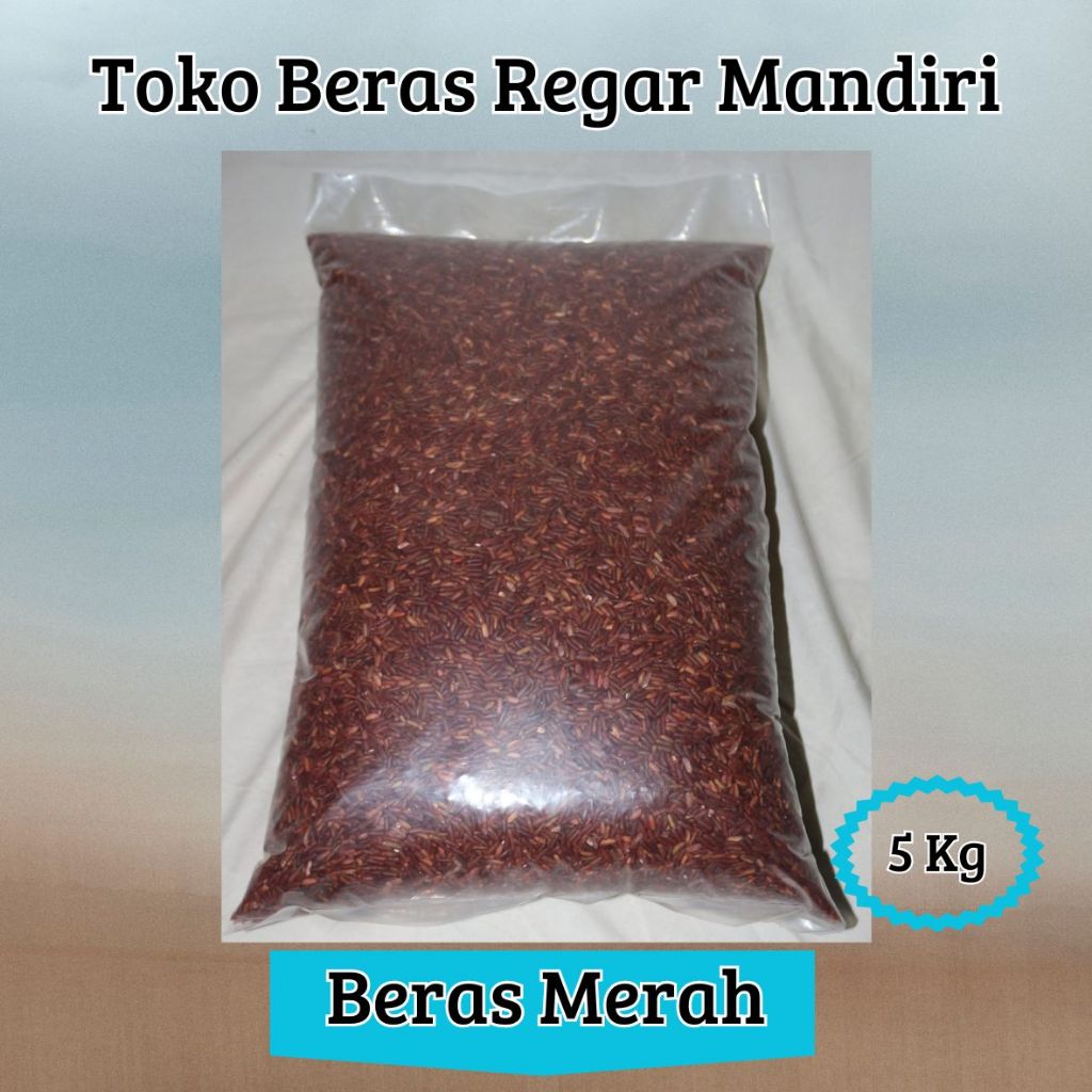Jual Beras Merah Premium 5 kg | Shopee Indonesia