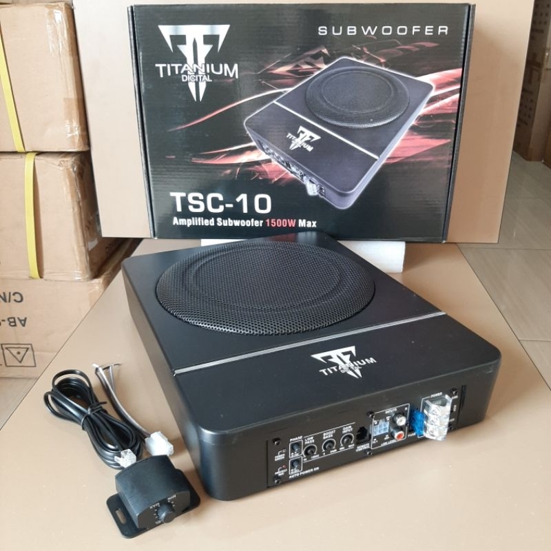 Jual SUBWOOFER KOLONG TITANIUM 10 INCH SUARA SETARA SUBWOOFER KOLONG ...