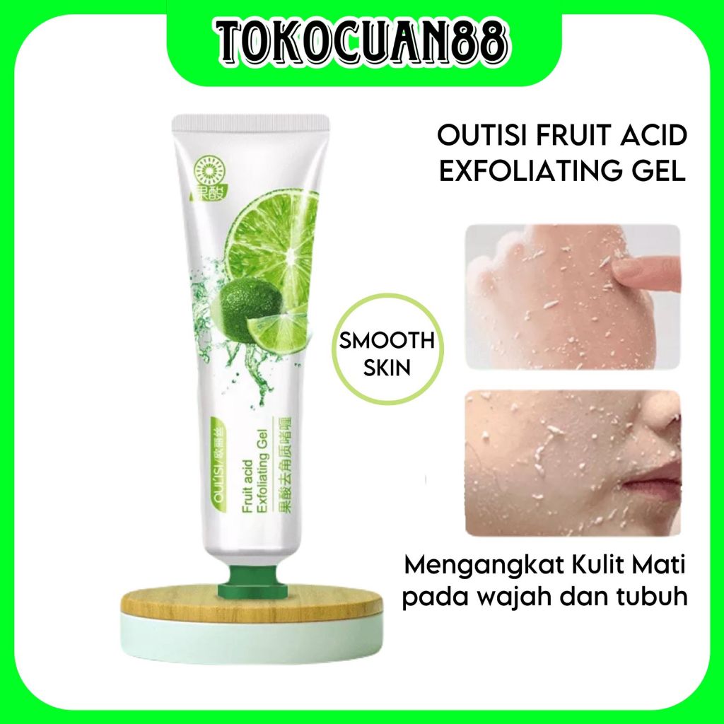 Jual OULISI Fruit Acid Exfoliating Gel Facial Glowing Mengangkat Kulit ...