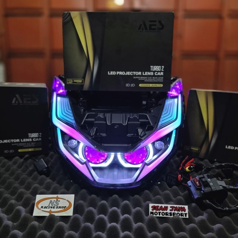 Jual PROJIE PROJECTOR BILED AES TURBO GEN 2 3INCHI PCX 160 | Shopee ...