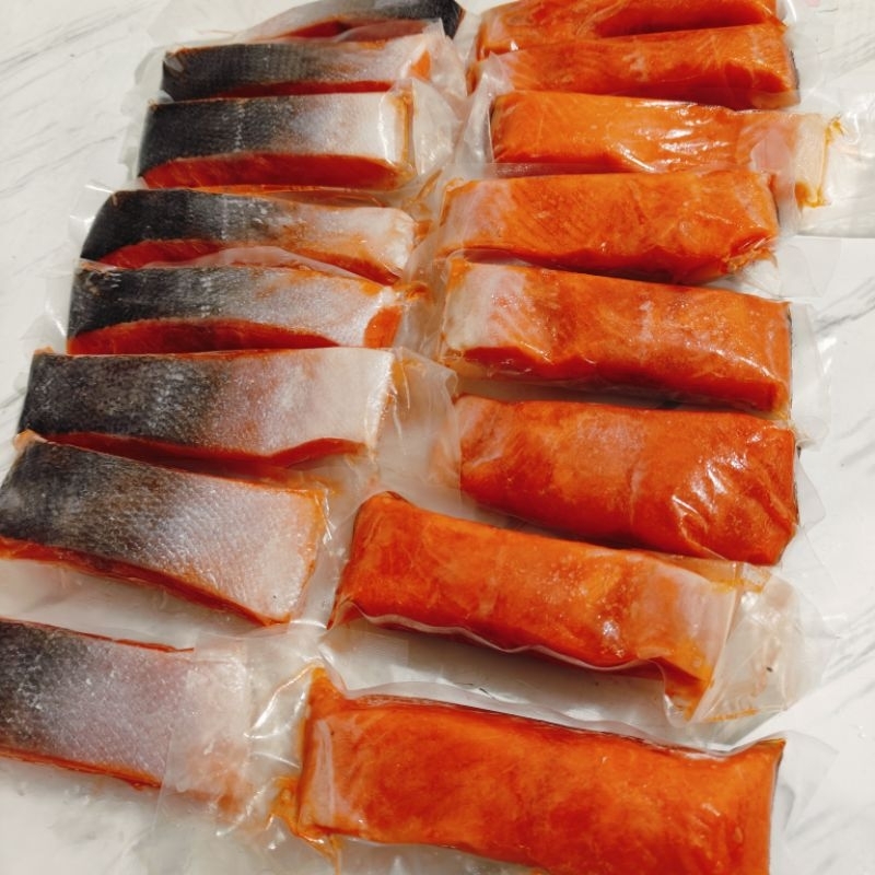 Jual ikan salmon slice 200gr | Shopee Indonesia