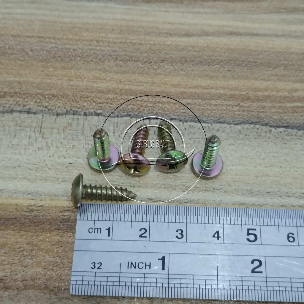 Jual SEKRUP TS JT PANJANG 1,5 CM 1,5CM 8X5/8 SKRUP 8 X 5/8 IN TAB TSAB ...