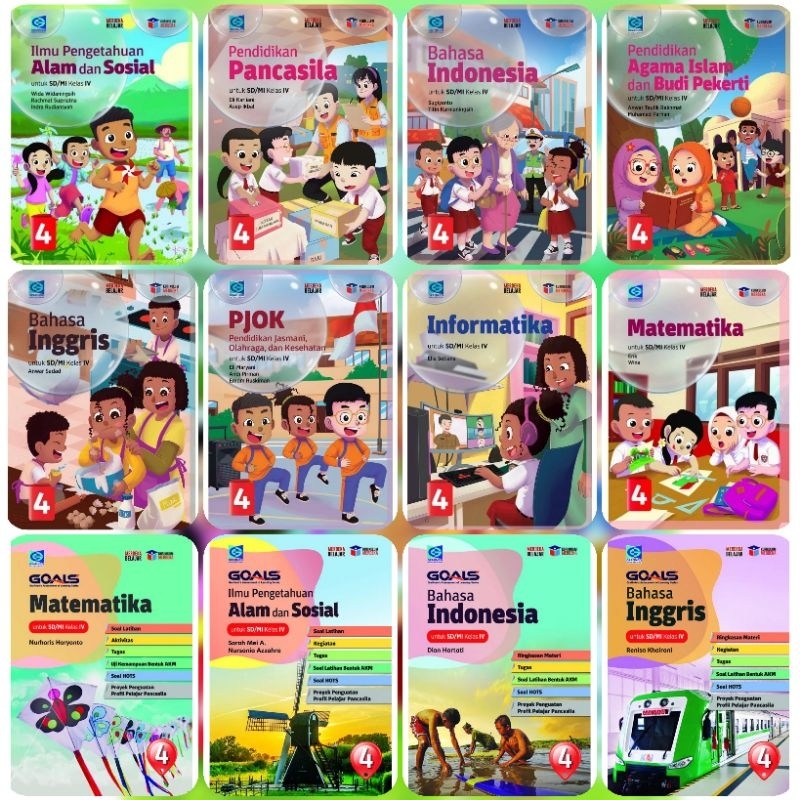 Jual Pelajaran Kurikulum Merdeka Kelas 4 SD/Mi (Grafindo) | Shopee Indonesia