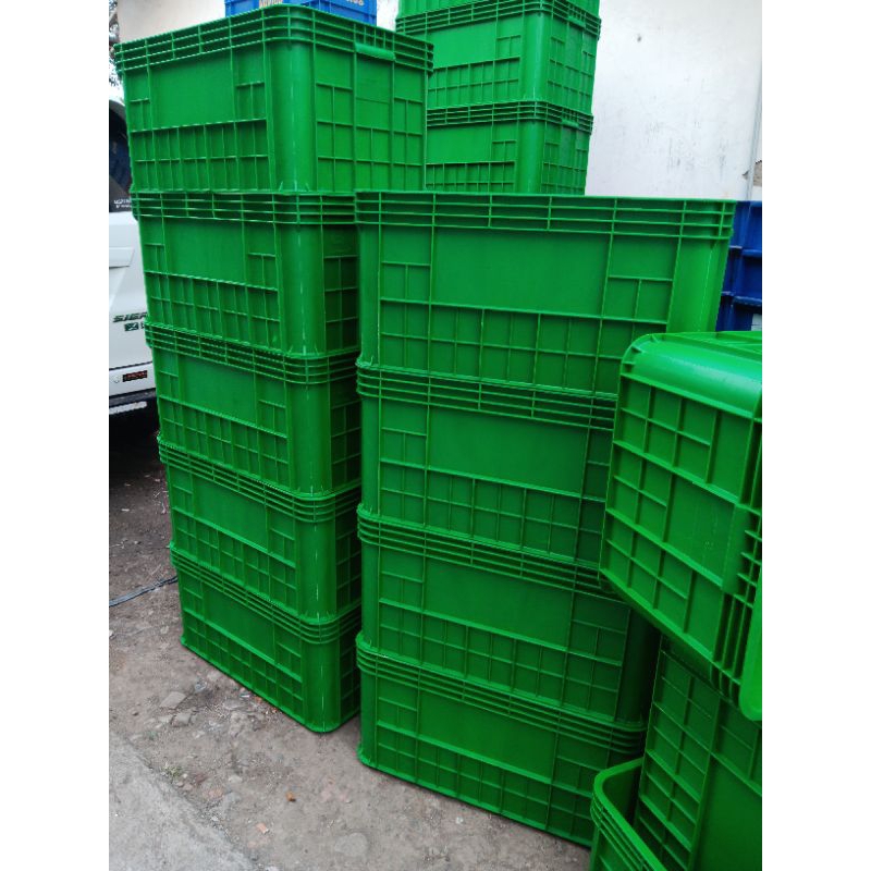 Jual box container rabbit 2066 bekas(hijau) | Shopee Indonesia