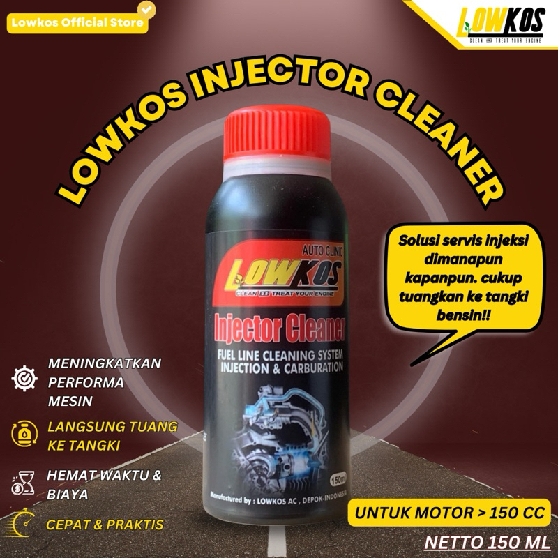 Jual Injector Cleaner Pembersih Injeksi Tuang Tangki Lowkos 150 ML ...