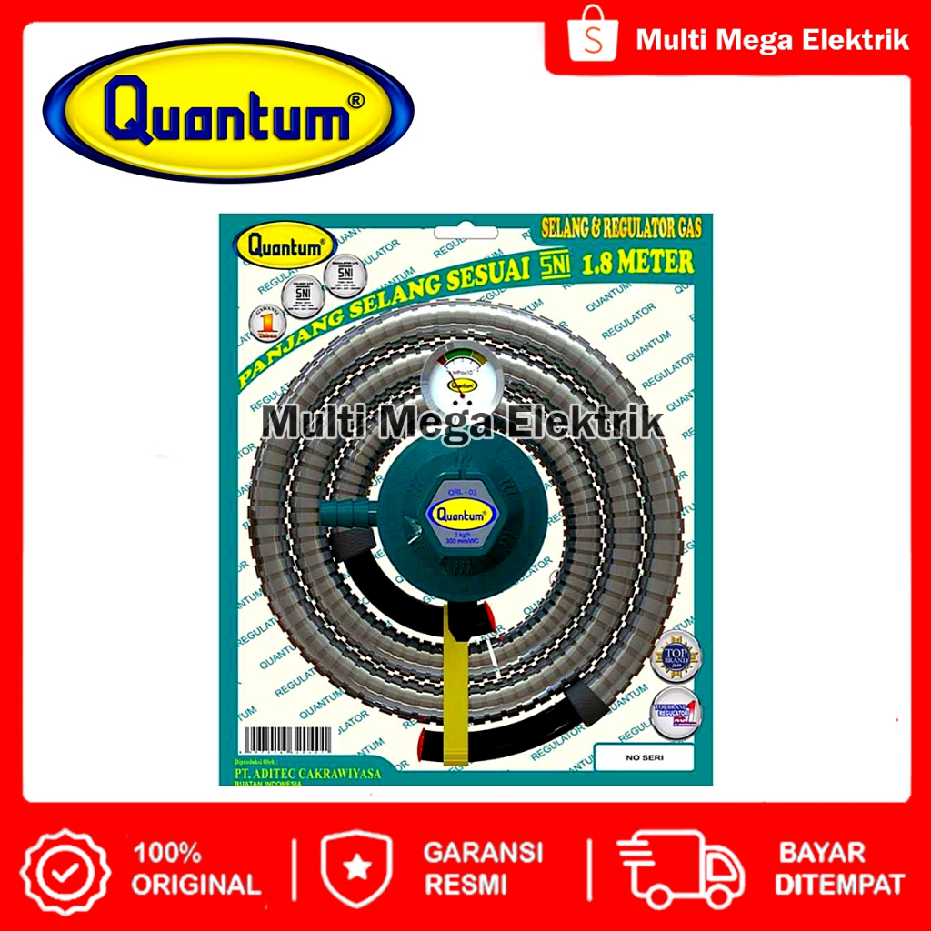 Jual [COD] REGULATOR QUANTUM PAKET SELANG TIPE QRL- 032 / QRL-142 ...