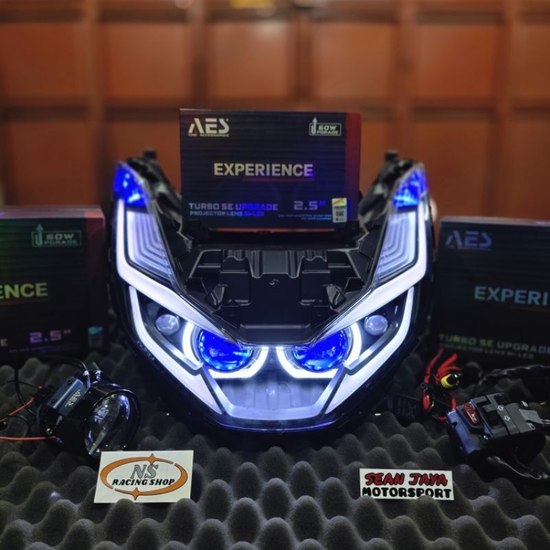 Jual PROJIE PROJECTOR BILED AES TURBO SE EXPERIENCE 60 WATT PCX 160 ...