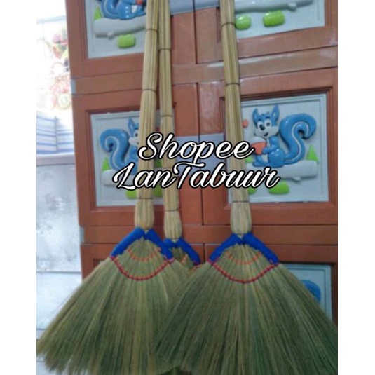 Jual STOK SIAP COD SAPU LANTAI IJUK PADI GAGANG ROTAN TRADISIONAL SEKAM ...