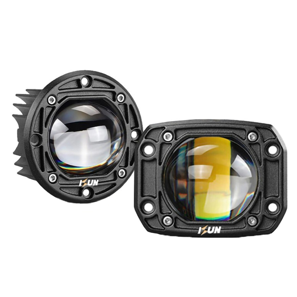 Jual ISUN LED Foglamp Off-Road LASER GUN Lensa Projector CSP DC9-36V ...