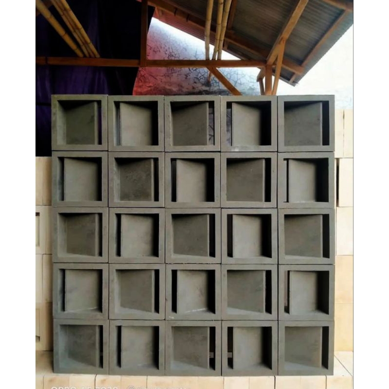Jual Roster Beton Minimalis Terbuat Dari Cor Motif Nako LB1 Ukuran 20x20 cm | Shopee Indonesia