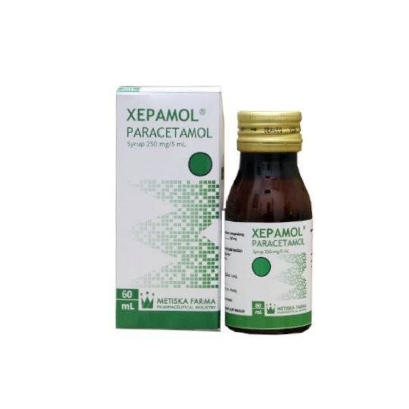 Jual Xepamol 250 Mg/5ml Sirup 60 ML Metiska / Paracetamol / Sirup Demam ...
