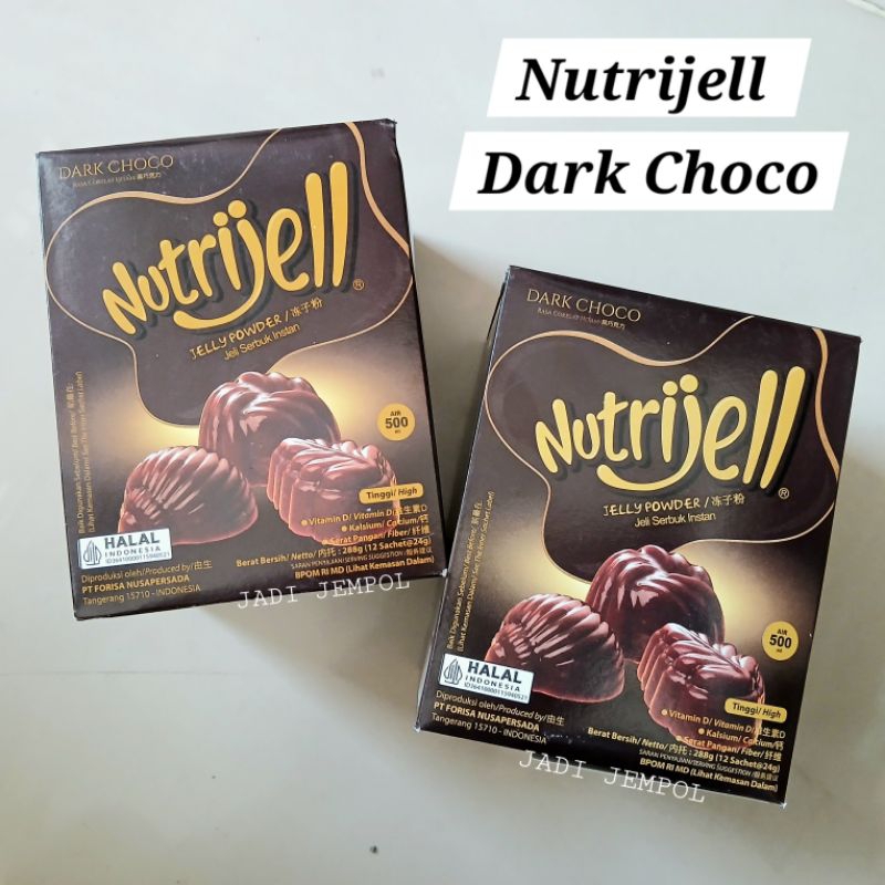 Jual Nutrijell Dark Choco New Varian !! | Shopee Indonesia