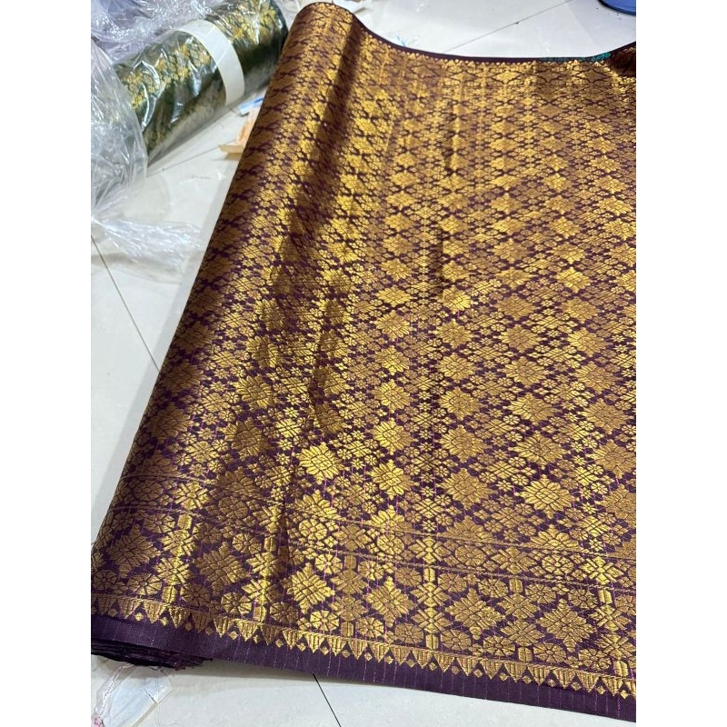 Jual BAHAN Songket / kain songket / Songket meteran / Songket tenun ...