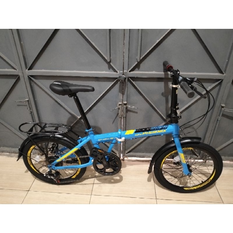 Jual Sepeda Lipat New Phoenix NP 6651 AX 20 inch | Shopee Indonesia