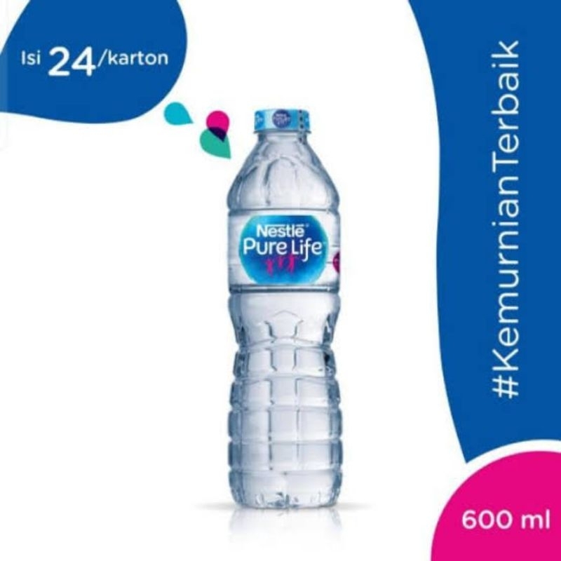 Jual Nestle Pure Life Botol 600 ML | Shopee Indonesia